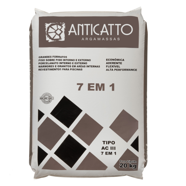 Argamassa Anticatto Tipo AC3, 7 em 1, 20 kg – Anticatto Indústria e ...